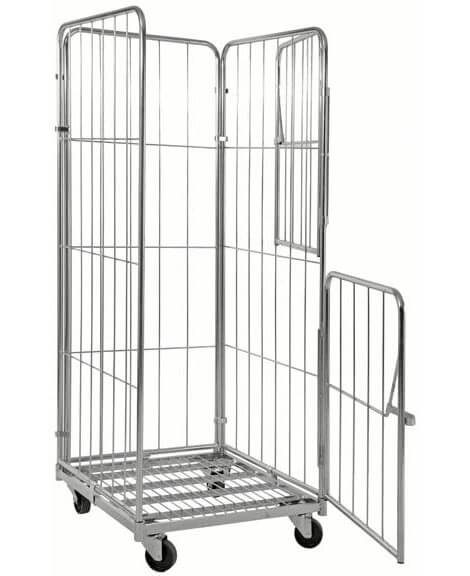 Rullecontainer med 2 låger - TA TEKNIK.DK ApS