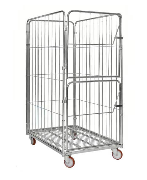 Rullecontainer med 2 låger - TA TEKNIK.DK ApS